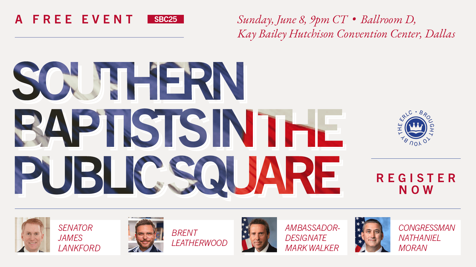 Southern Baptists in the Public Square | Free Event SBC25 Dallas